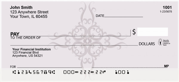 Classic Damask Personal Checks